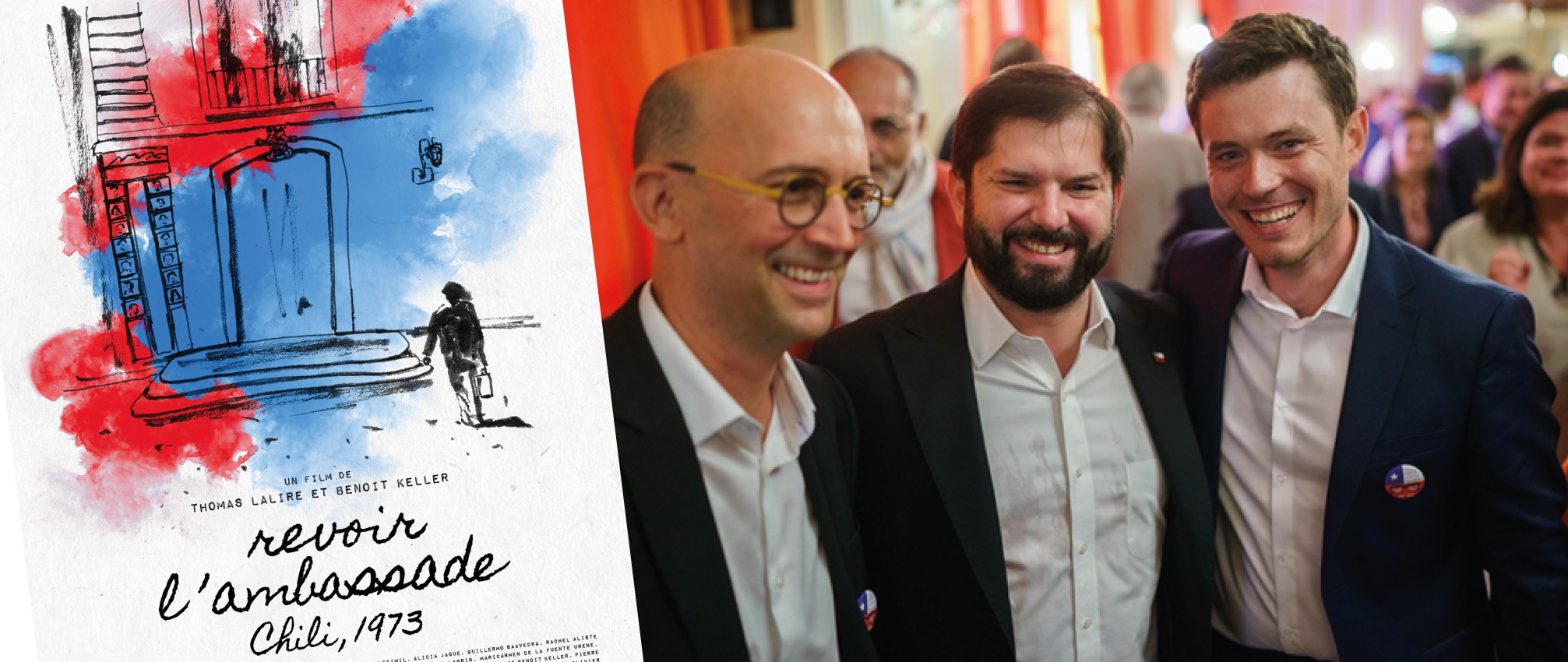 Gabriel Boric a assisté à l’avant-première du documentaire « Revoir l ...